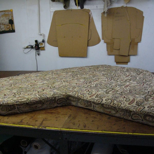 Mastercraft Boat New Upholstery For Its Seats and Kick Panel