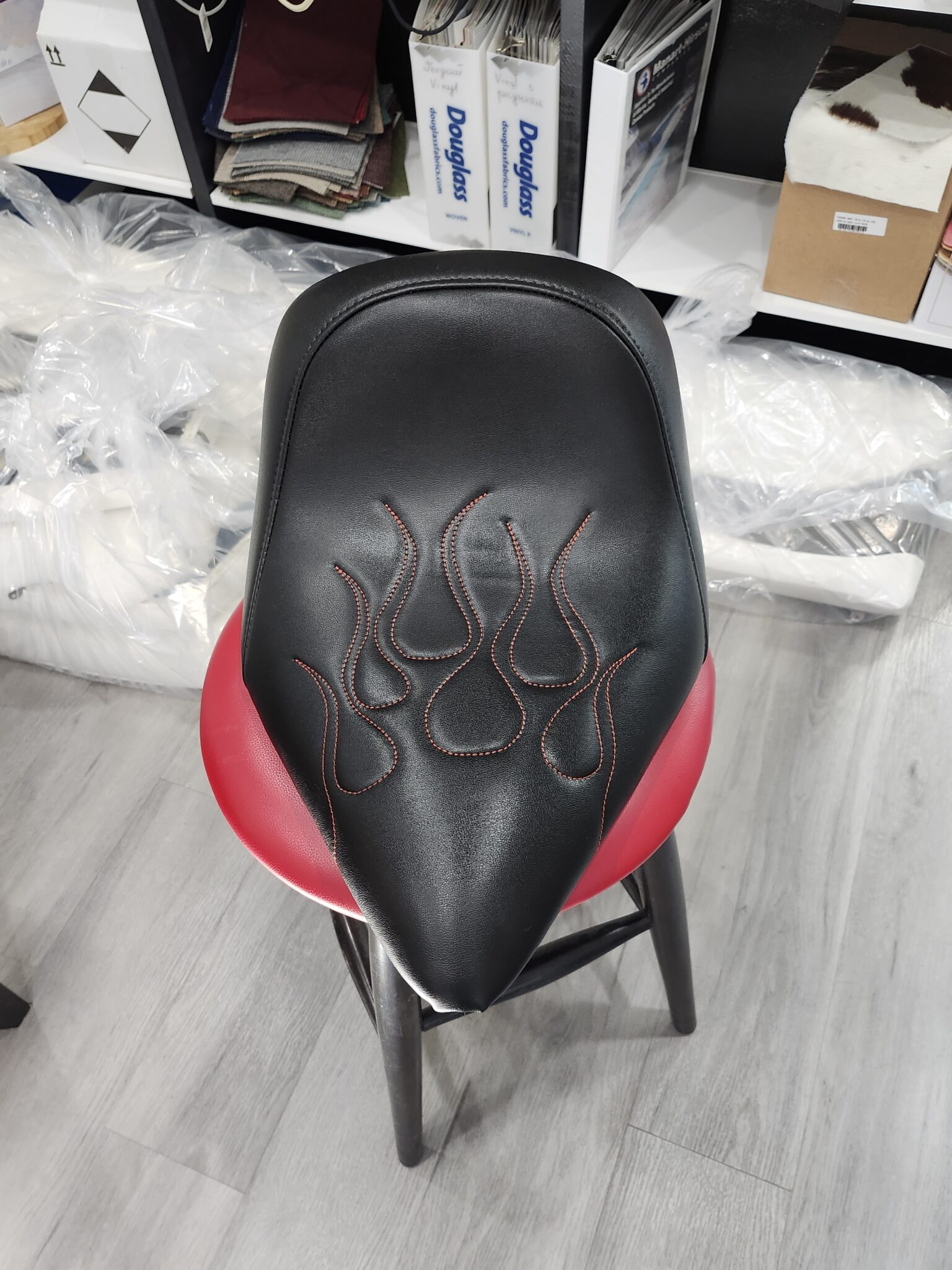 Motorcycle Upholstery - Custom Motorcycle Seat Restoration